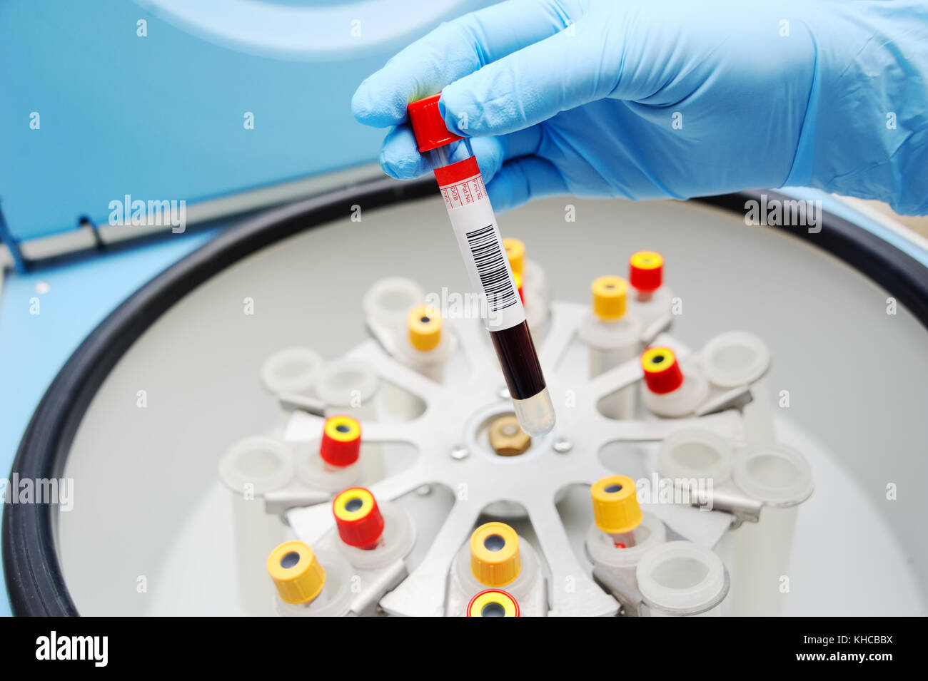 Centrifugeuse de laboratoire médical Photo Stock - Alamy
