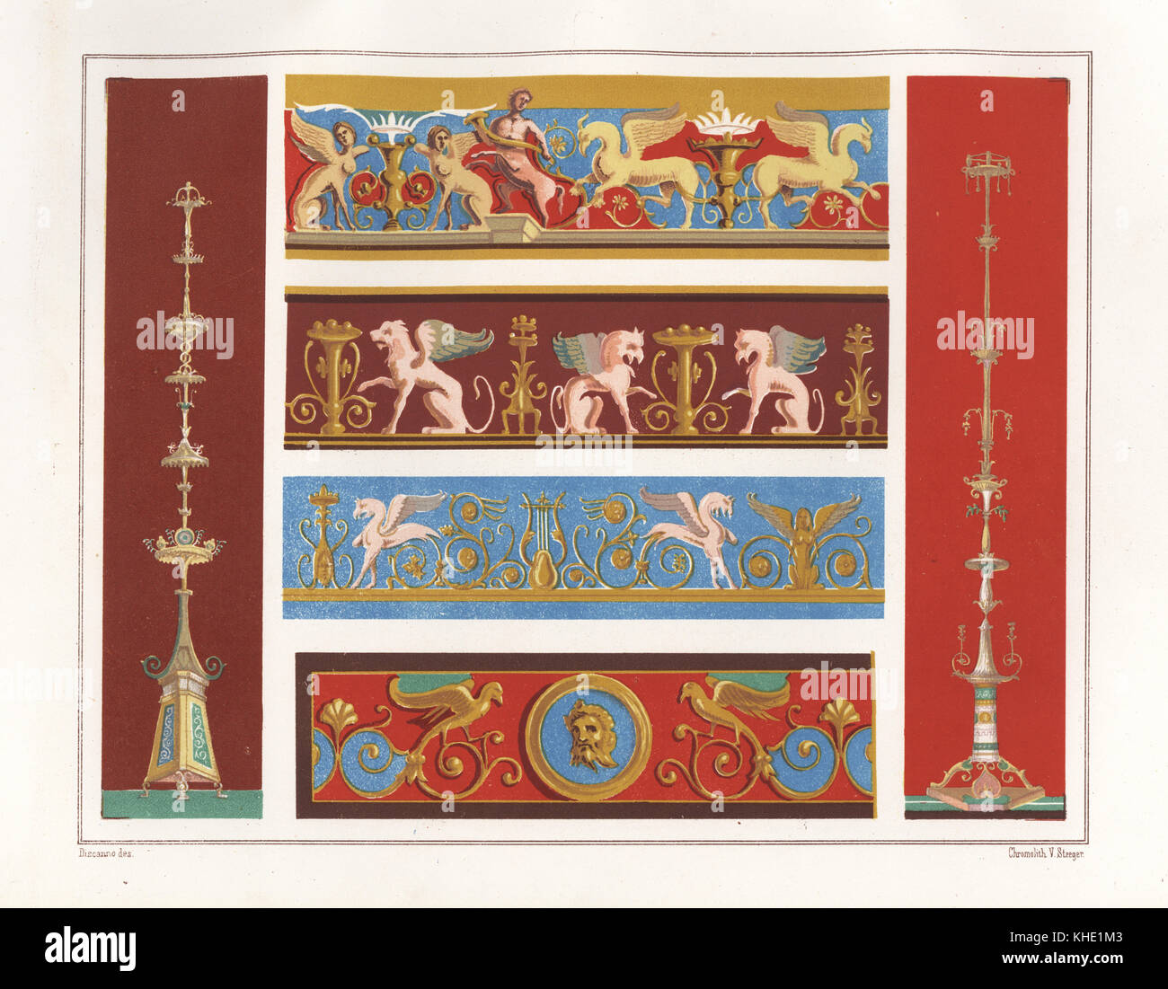 Frise arabesque Banque de photographies et d’images à haute résolution ...