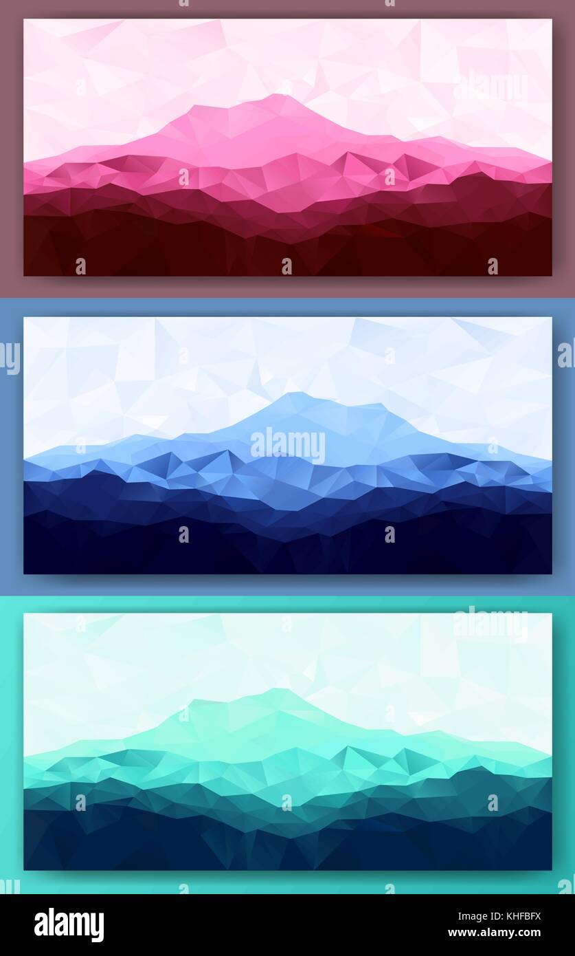 Polygon silhouette Banque d'images vectorielles - Alamy