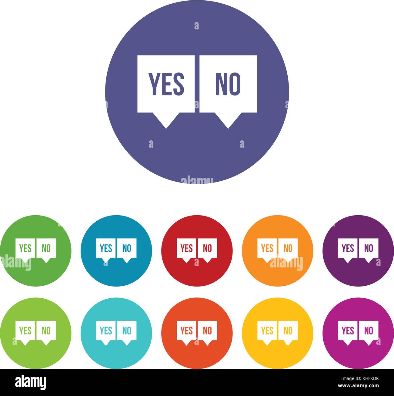 Vote laisser des signes Banque d'images vectorielles - Alamy