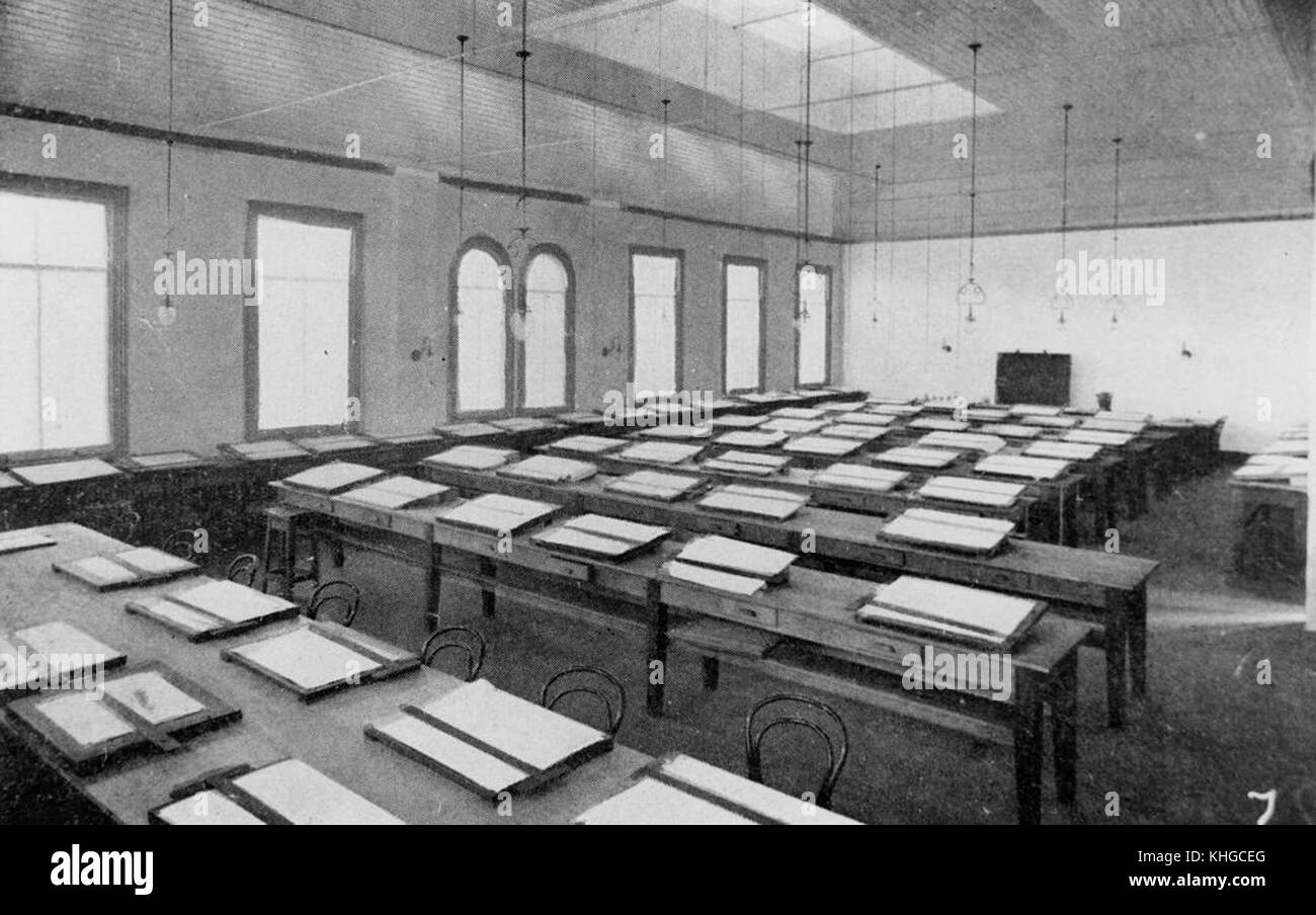 2292355 Mount Morgan à l'intérieur du collège technique Dessin d'une ...