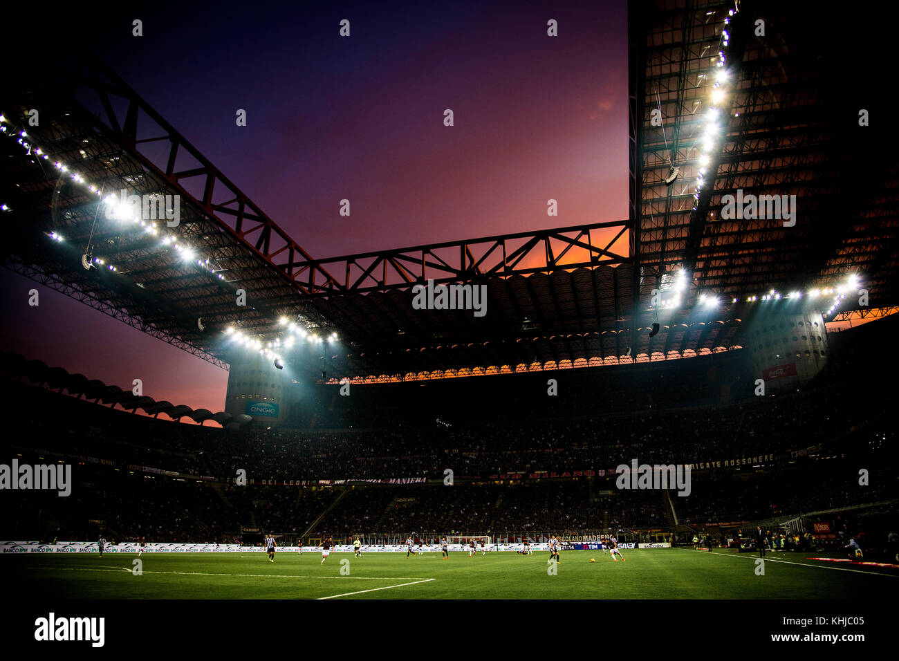 Vue panoramique milano stade 28-10-2017 stadio Giuseppe Meazza de San ...