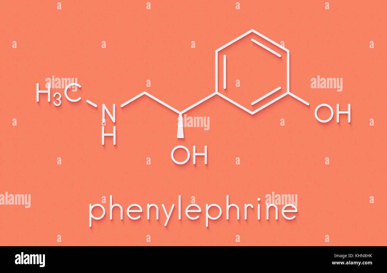 La phényléphrine décongestionnant nasal molécule pharmaceutique ...