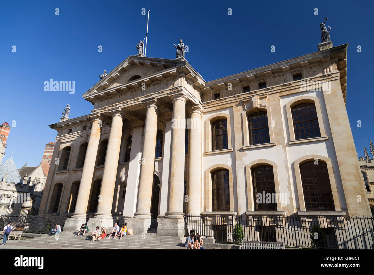 UK, Oxford, The Clarendon building - maintenant partie de la Bodleian ...