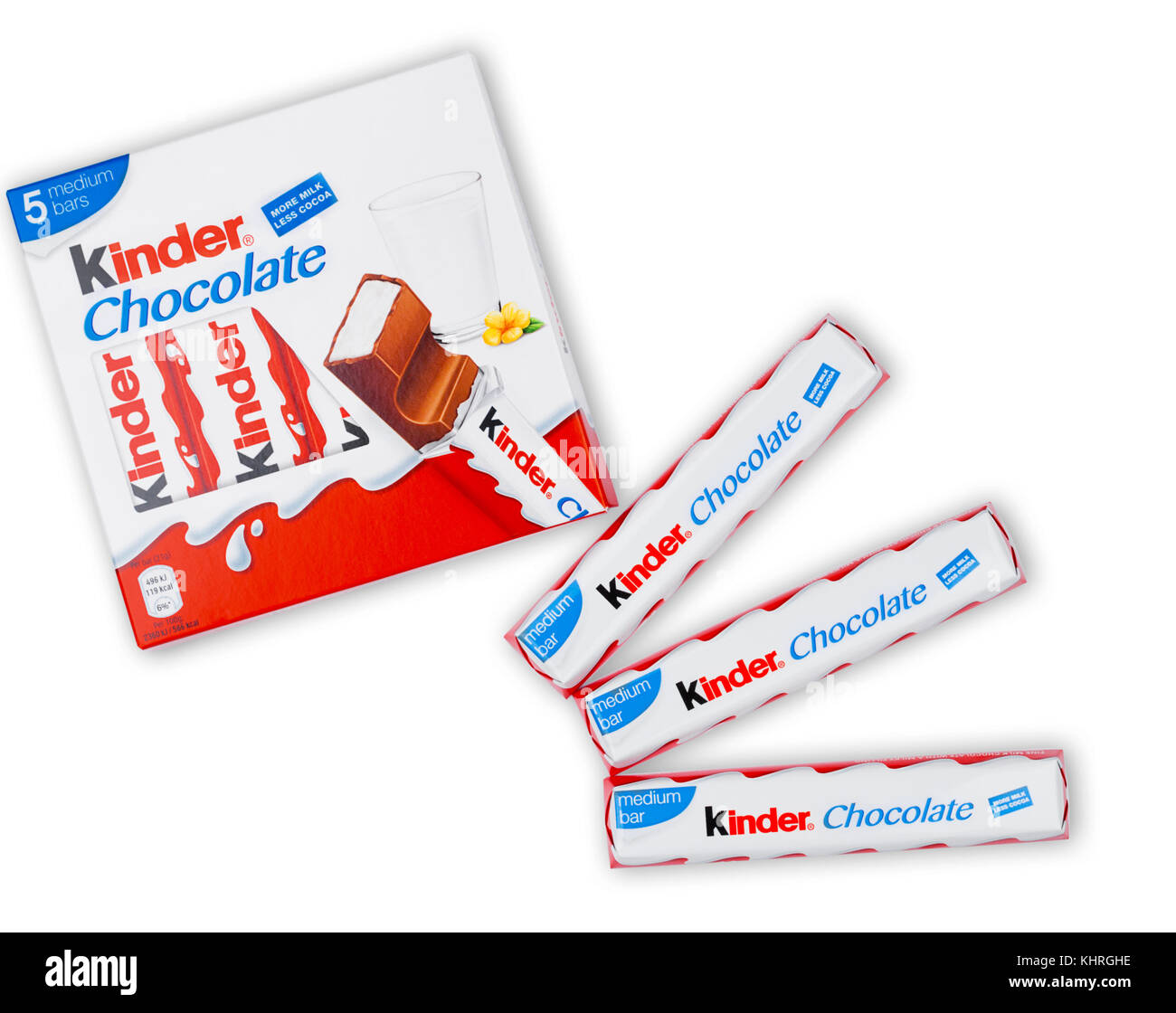 Kinder chocolate bars bar box Banque de photographies et d’images à ...