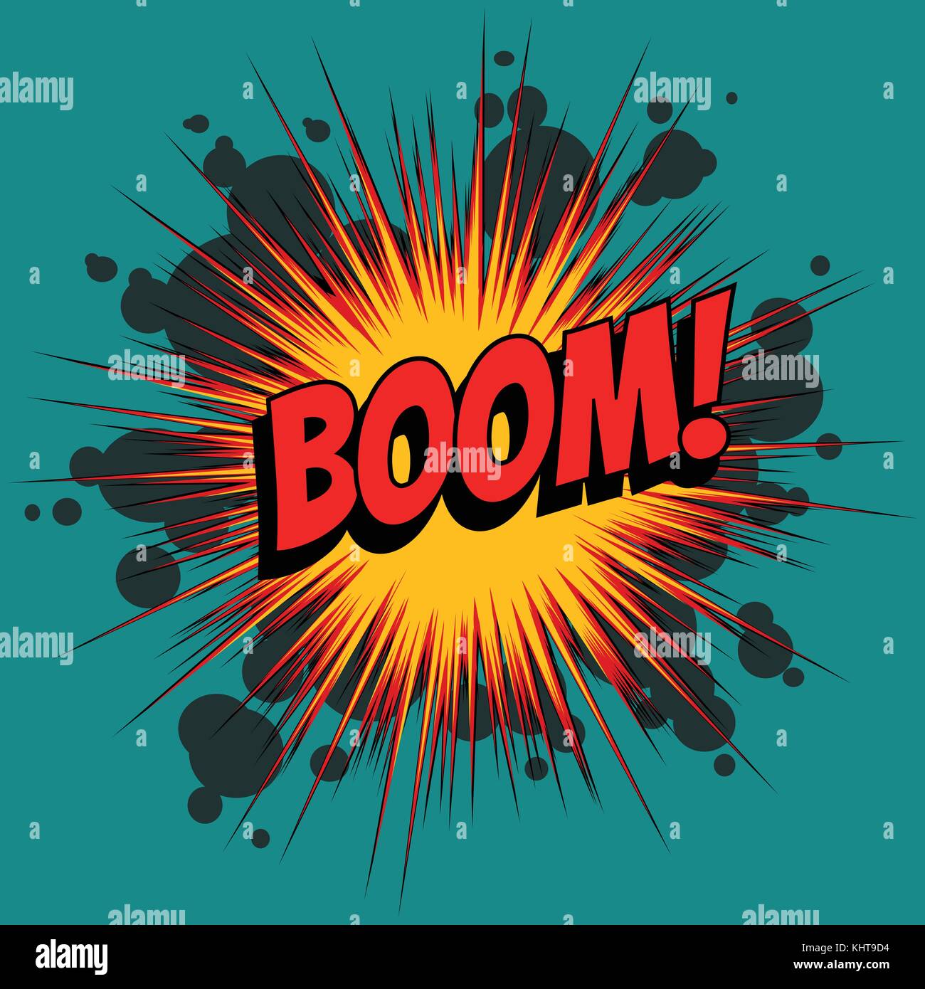 Boom comic Banque d'images vectorielles - Alamy