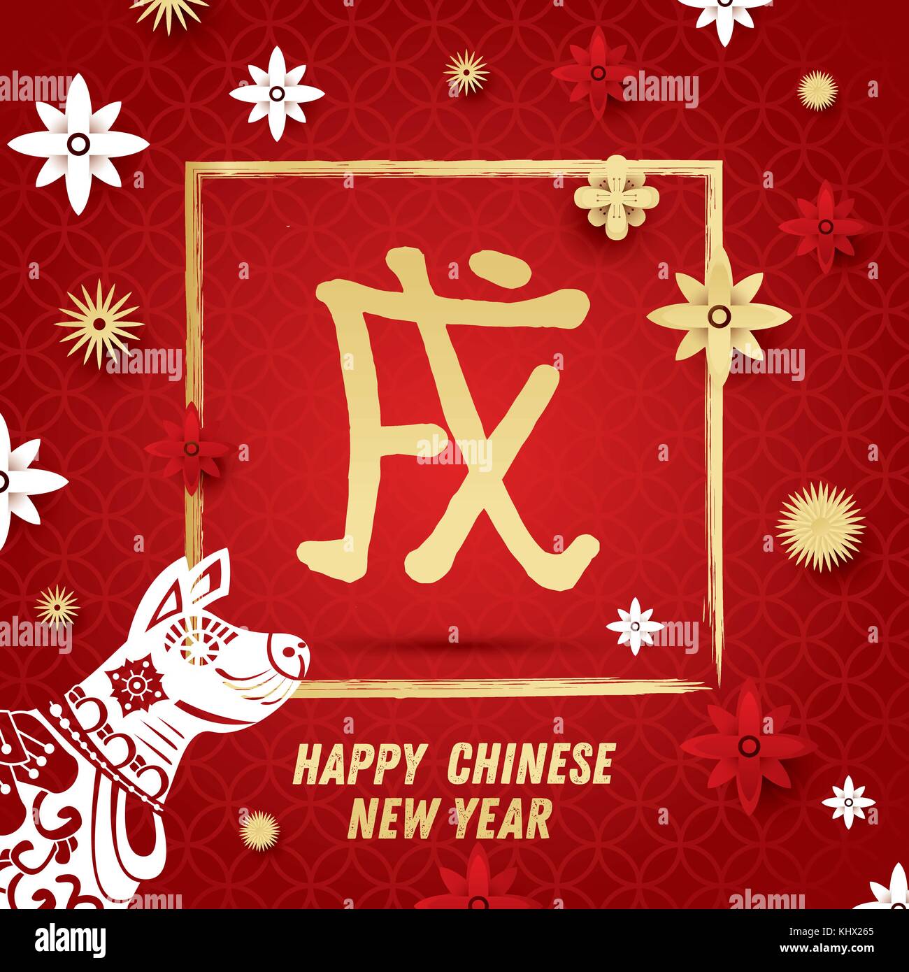 Carte du zodiaque chinois Banque d'images vectorielles - Alamy