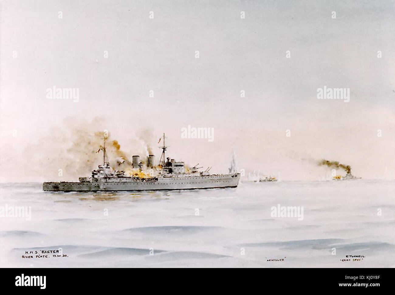 Hms exeter Banque de photographies et d’images à haute résolution - Alamy