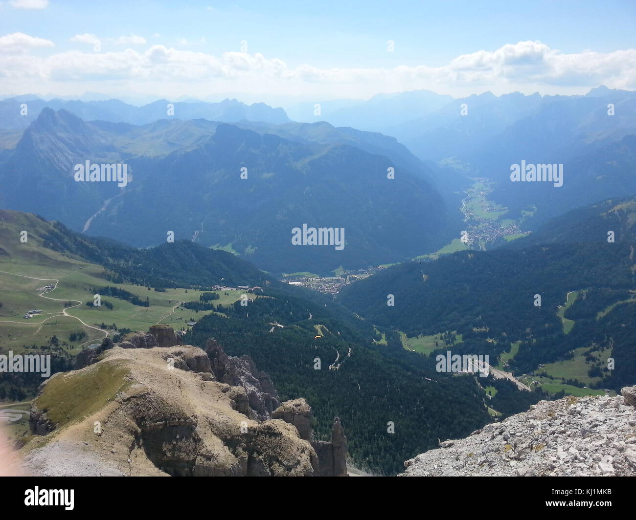 Vue de pordoi Banque de photographies et d’images à haute résolution ...