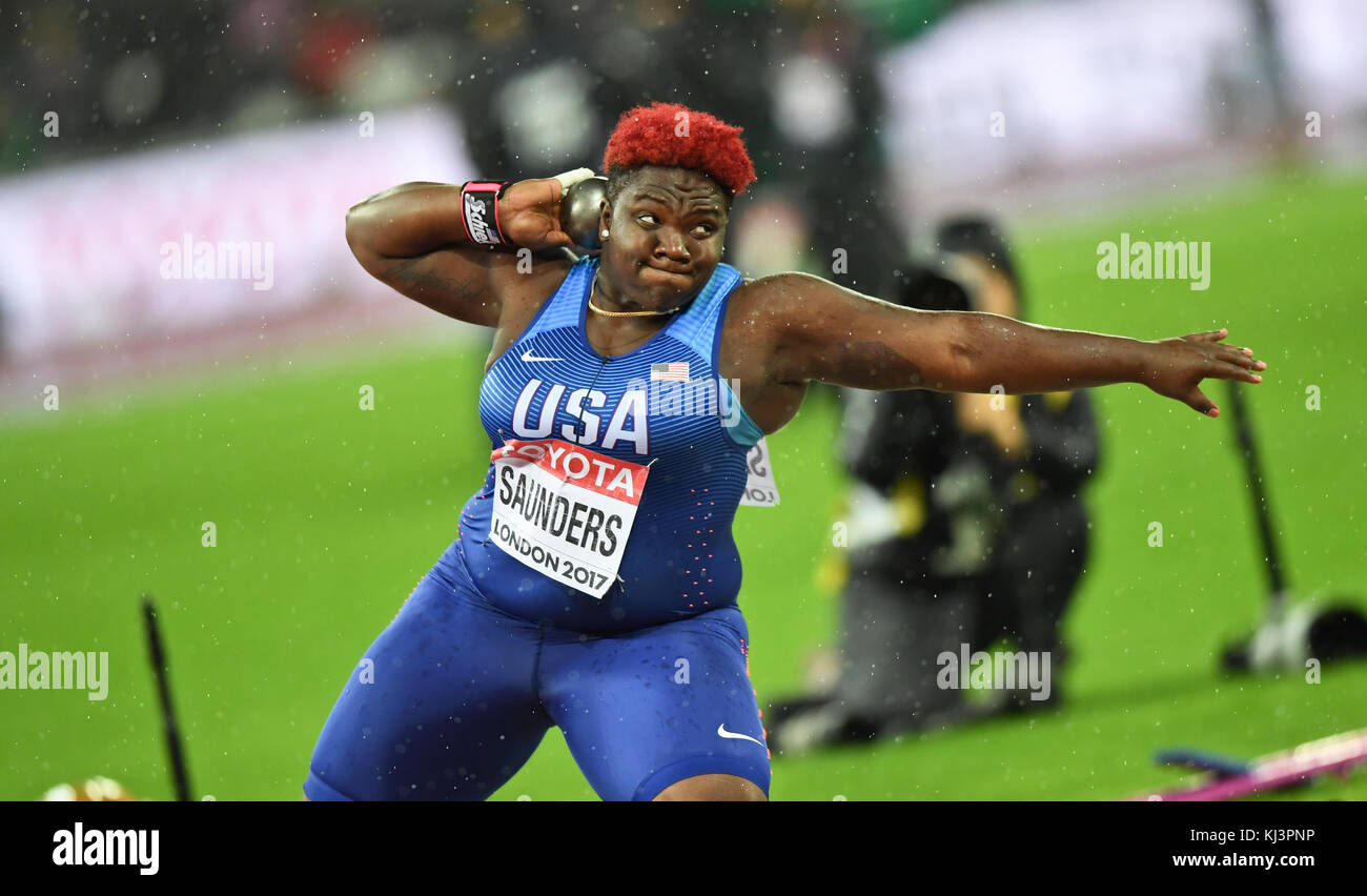 Raven Saunders (USA) - Lancer du poids femmes - es Championnats du ...