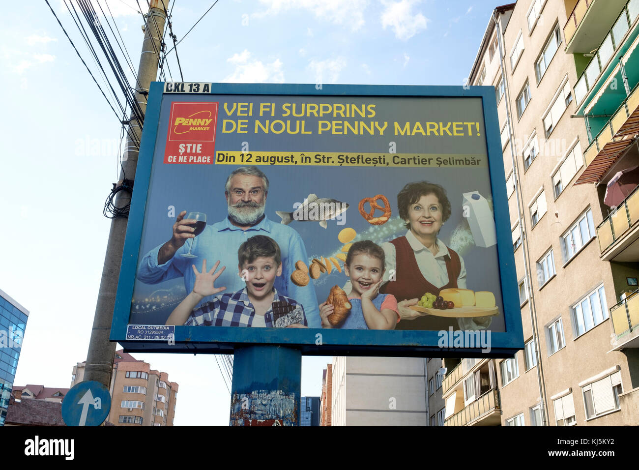 Advertisement billboard romania Banque de photographies et d’images à ...
