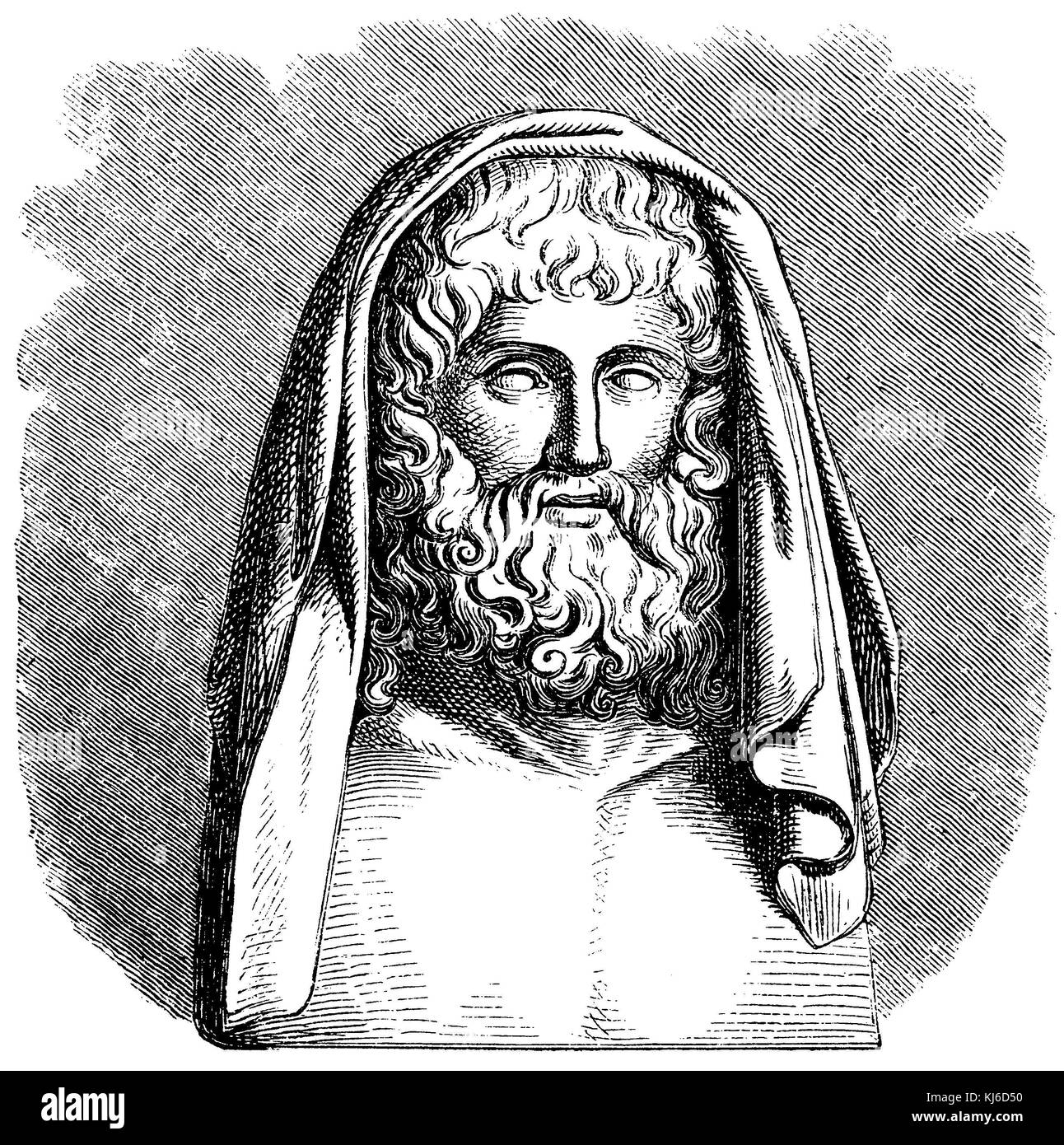 Saturne, dieu de l'agriculture (Saturne, Saturnusbüste (Aus dem Vatikan ...