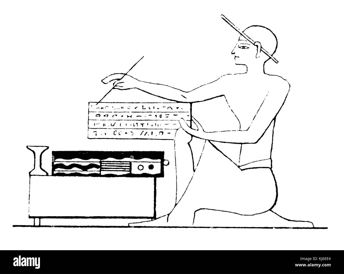 Scribe egyptien Banque de photographies et d’images à haute résolution ...