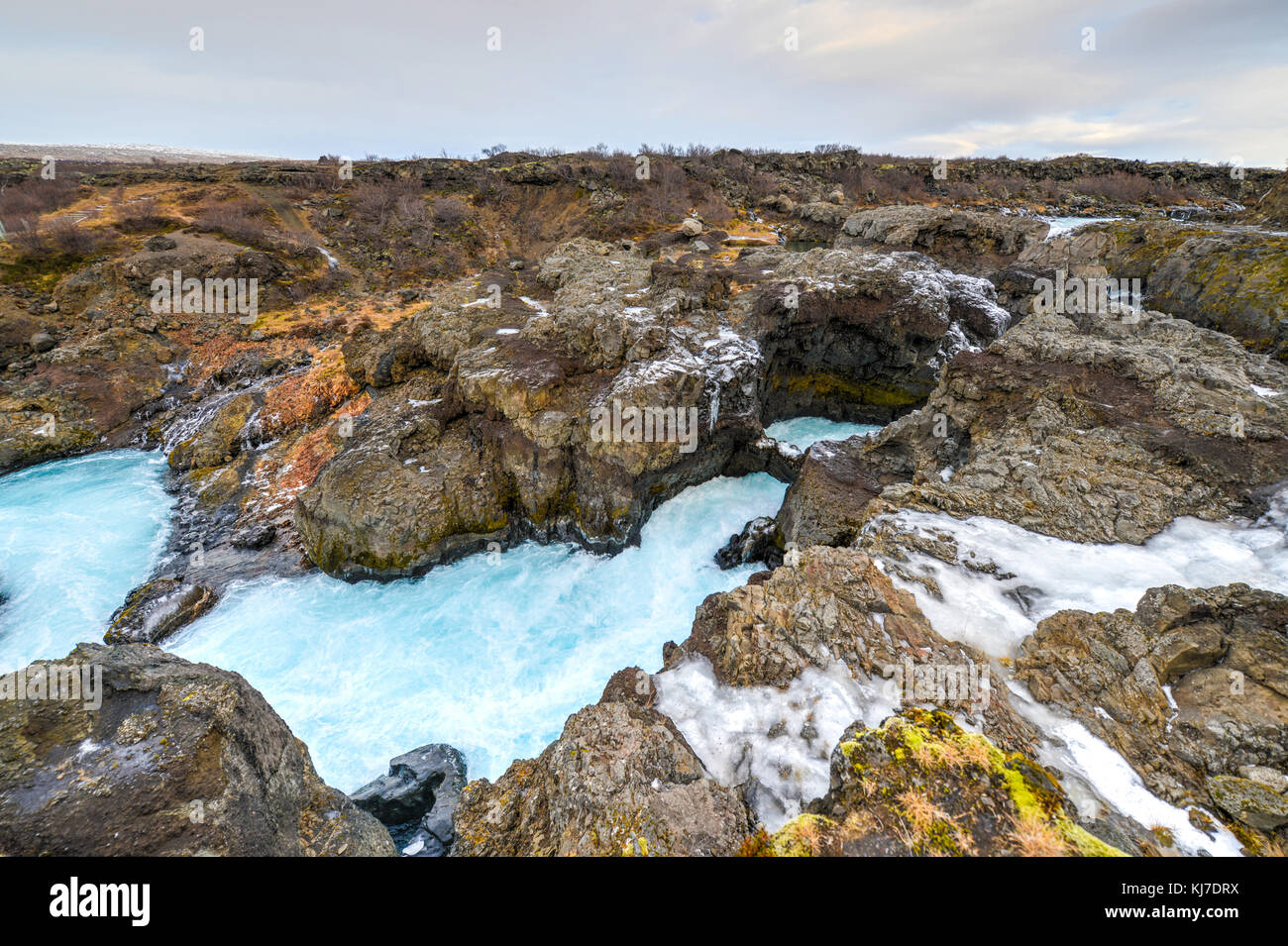 Bjarnafoss waterfall Banque de photographies et d’images à haute ...
