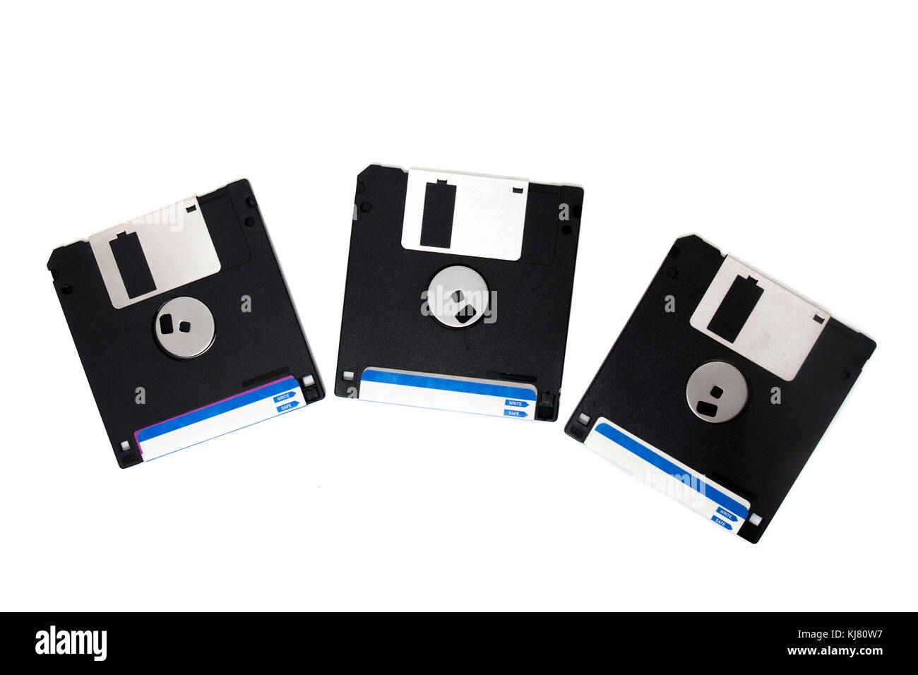 Trois disquettes Banque de photographies et d’images à haute résolution ...