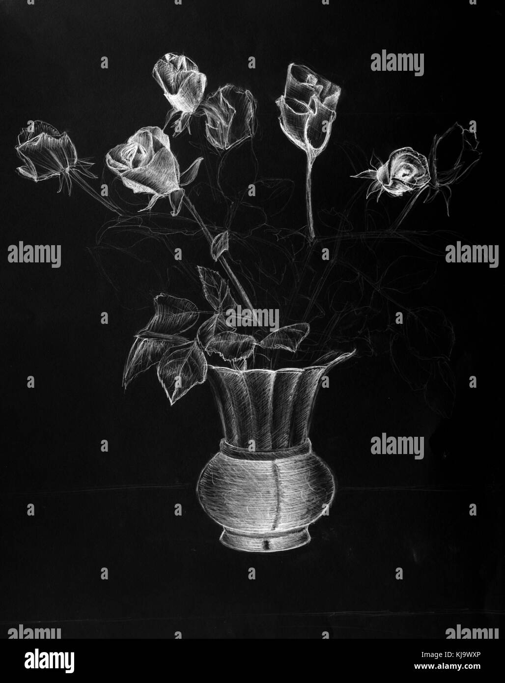 Dessin au crayon, croquis Photo Stock - Alamy