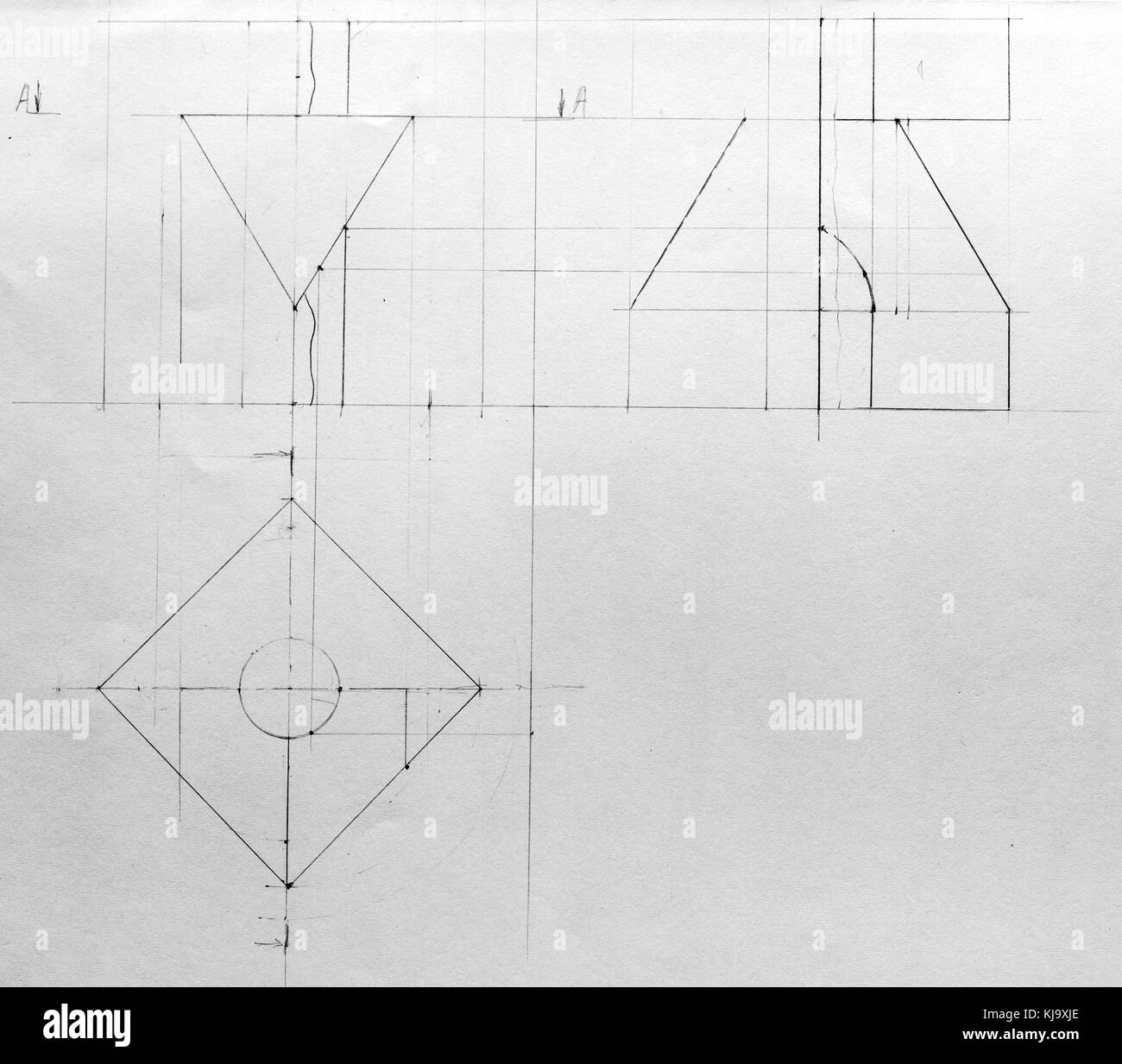 Dessin au crayon, croquis Photo Stock - Alamy