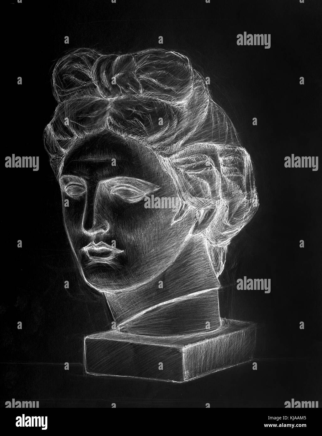 Dessin au crayon, croquis Photo Stock - Alamy