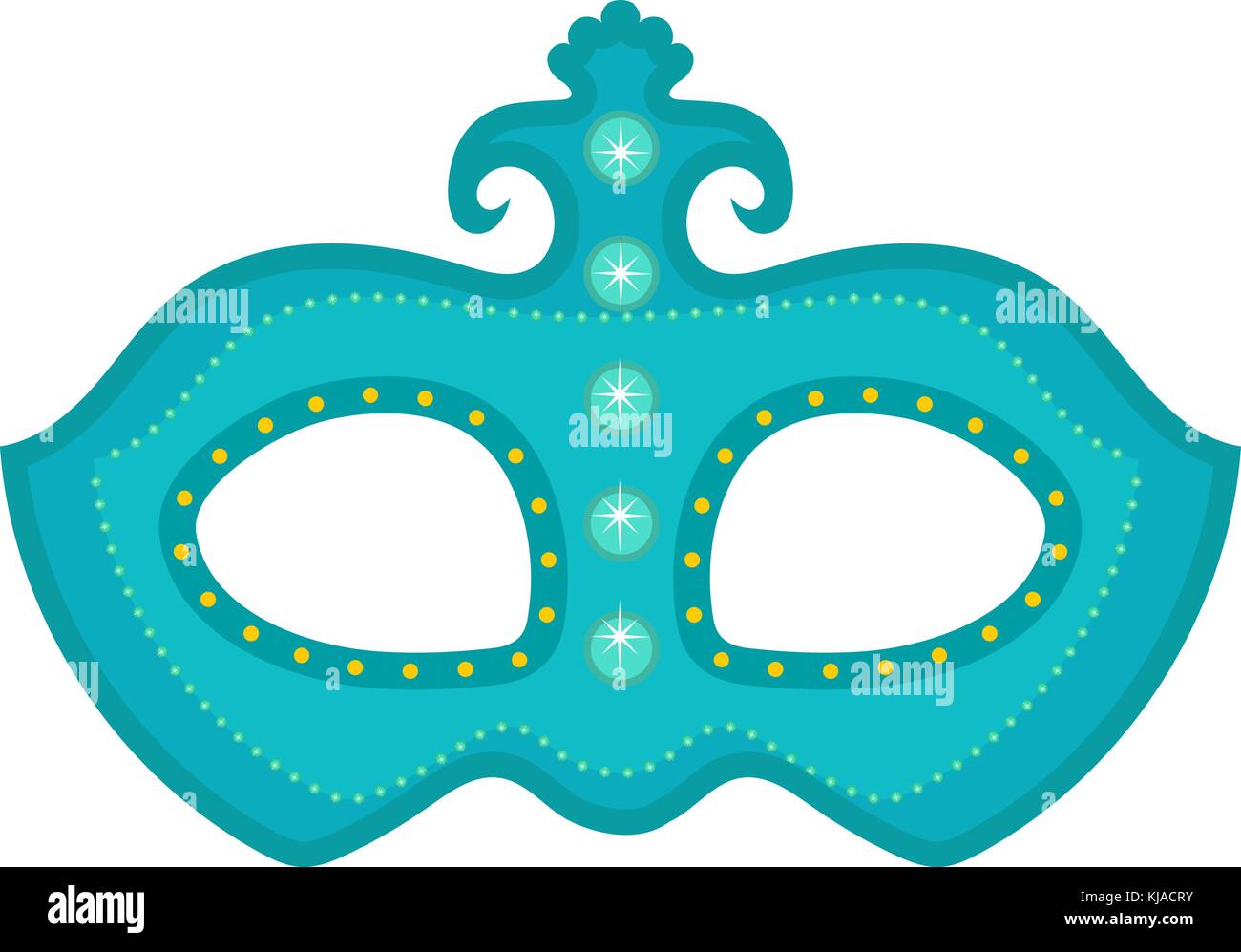 L'icône de masque de carnaval, télévision, cartoon style. masquerade ...