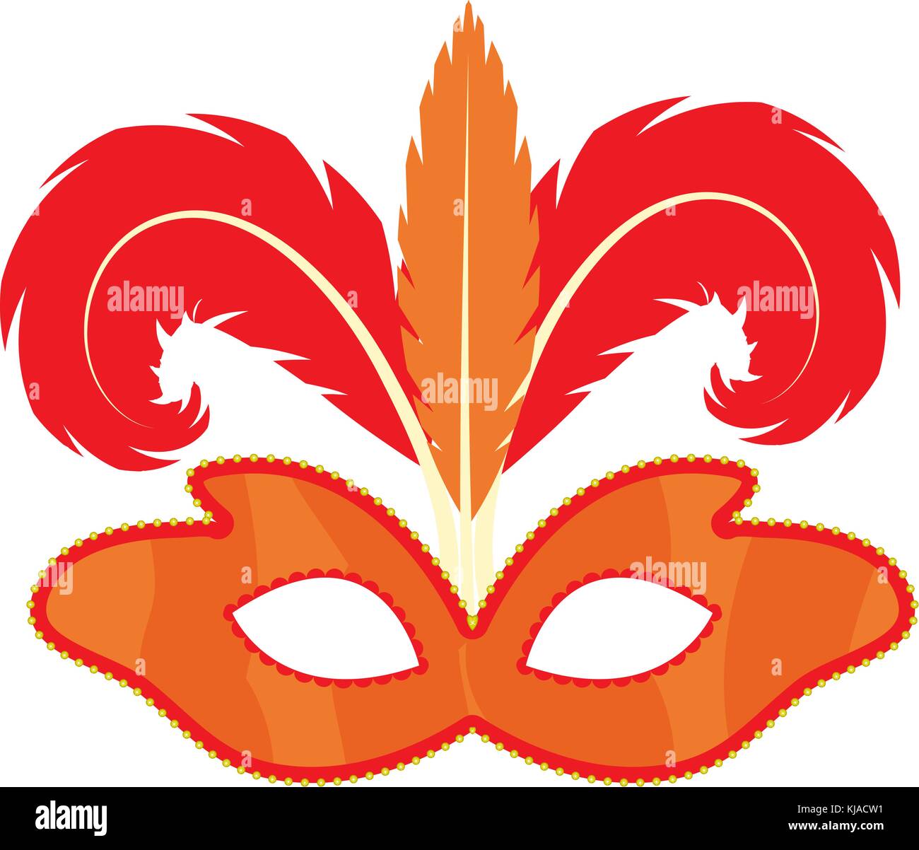 L'icône de masque de carnaval, télévision, cartoon style. masquerade ...