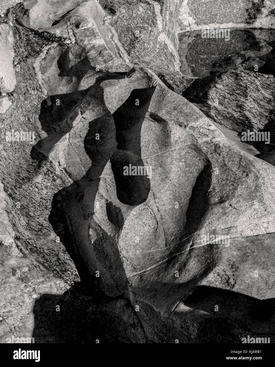 Roche sculptée par l'eau Banque de photographies et d’images à haute ...