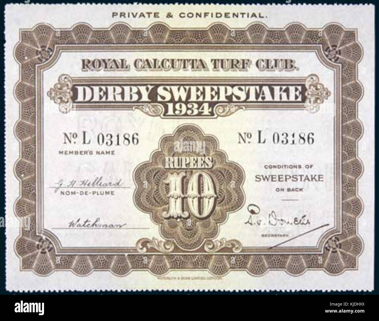 Calcutta 1930s Banque de photographies et d’images à haute résolution ...