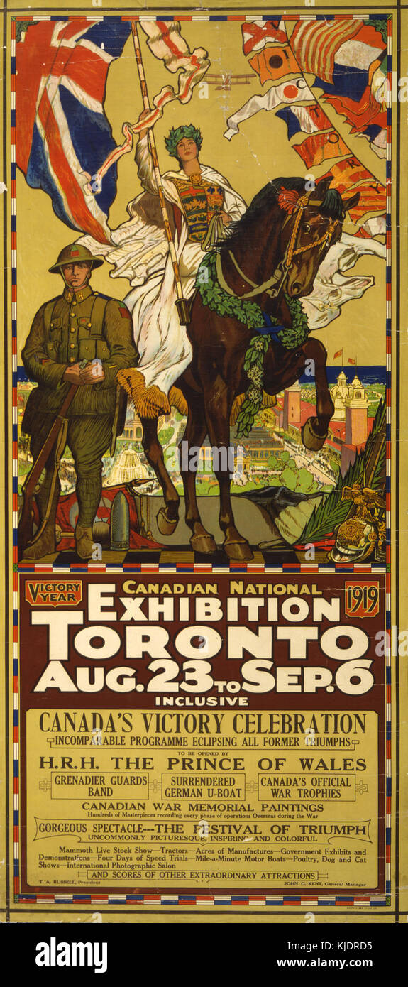 Affiche de l'histoire canadienne Banque de photographies et d’images à ...