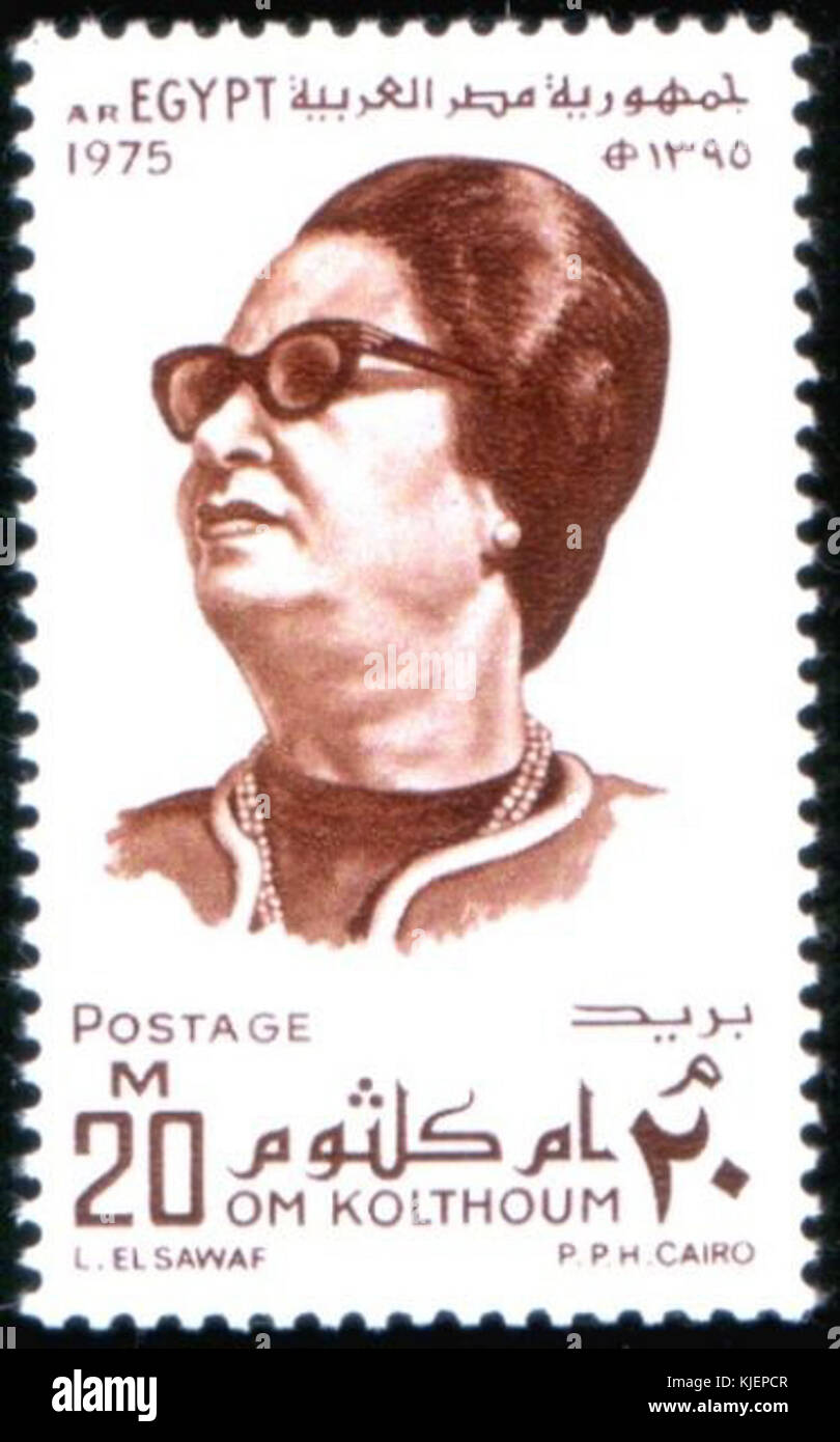 Kalthoum singer Banque de photographies et d’images à haute résolution ...