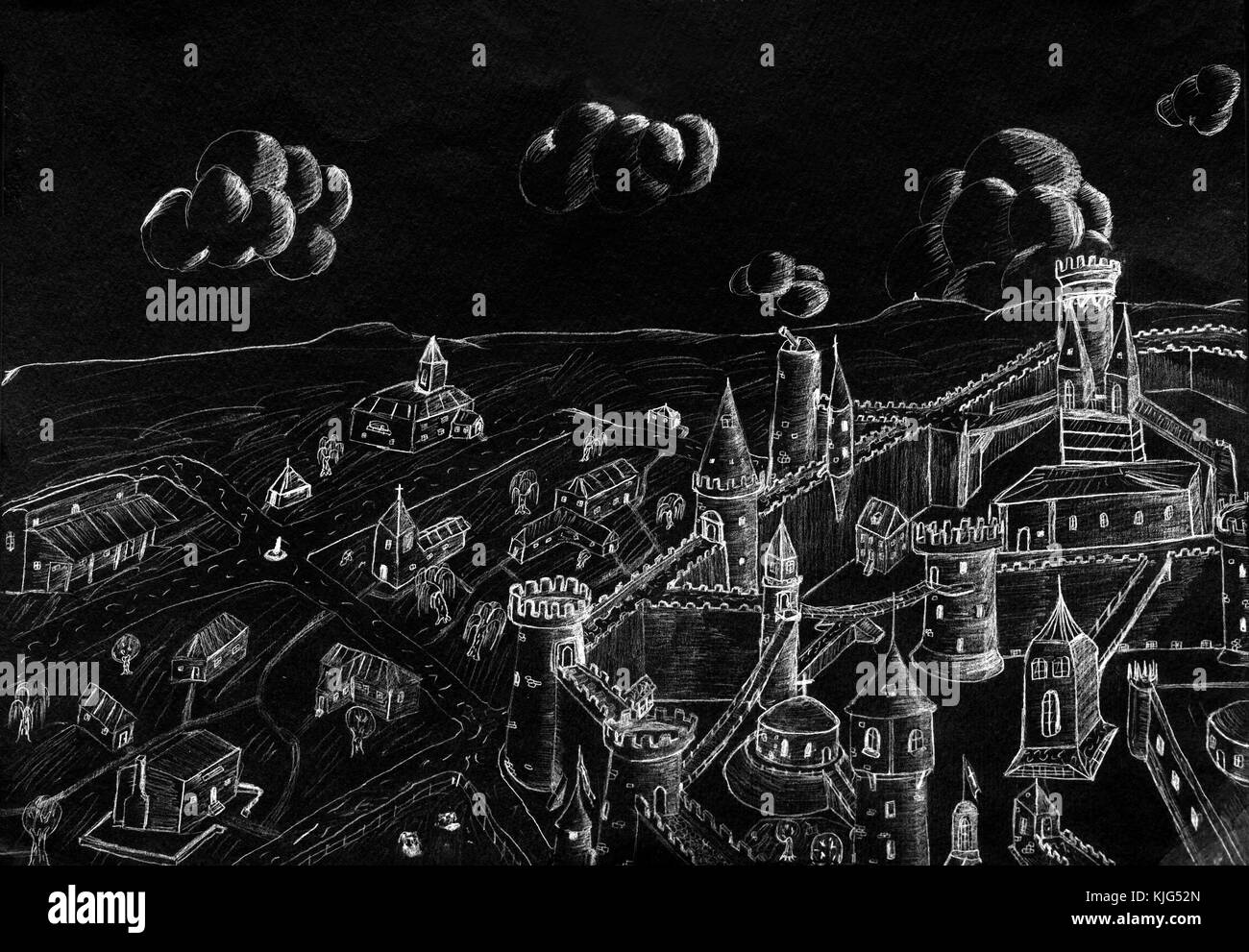 Dessin au crayon, croquis Photo Stock - Alamy