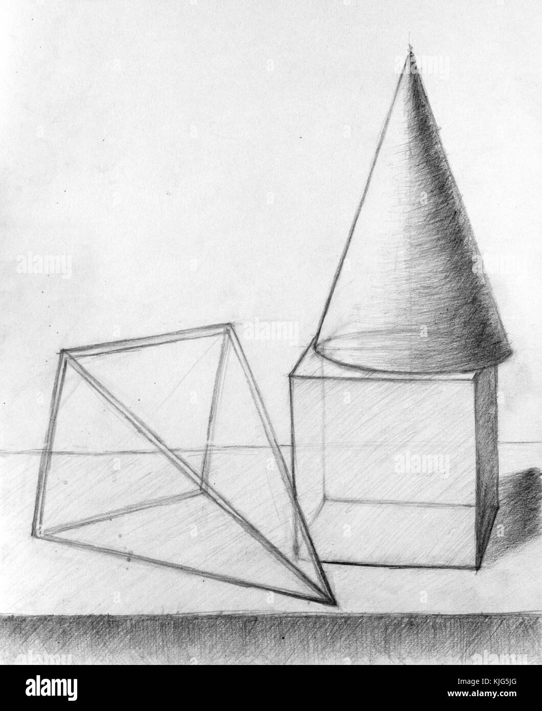 Dessin au crayon, croquis Photo Stock - Alamy