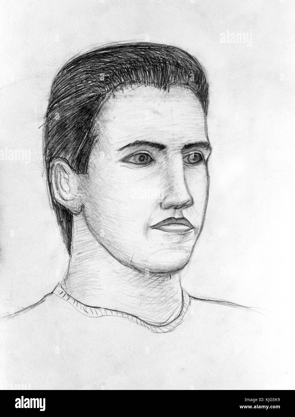 Dessin au crayon, croquis Photo Stock - Alamy