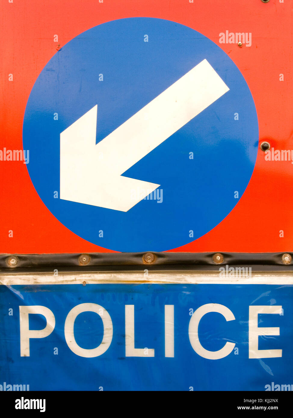 Panneau de police de la circulation Banque de photographies et d’images ...
