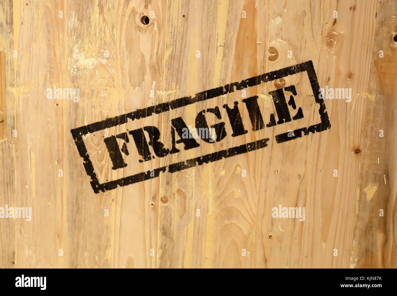 Fragile sign Banque de photographies et d’images à haute résolution - Alamy