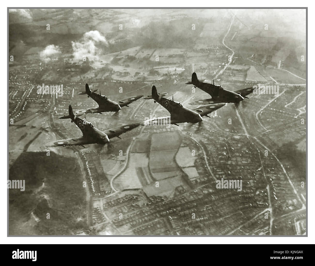 Spitfire 2eme guerre mondiale Banque d'images détourées - Alamy
