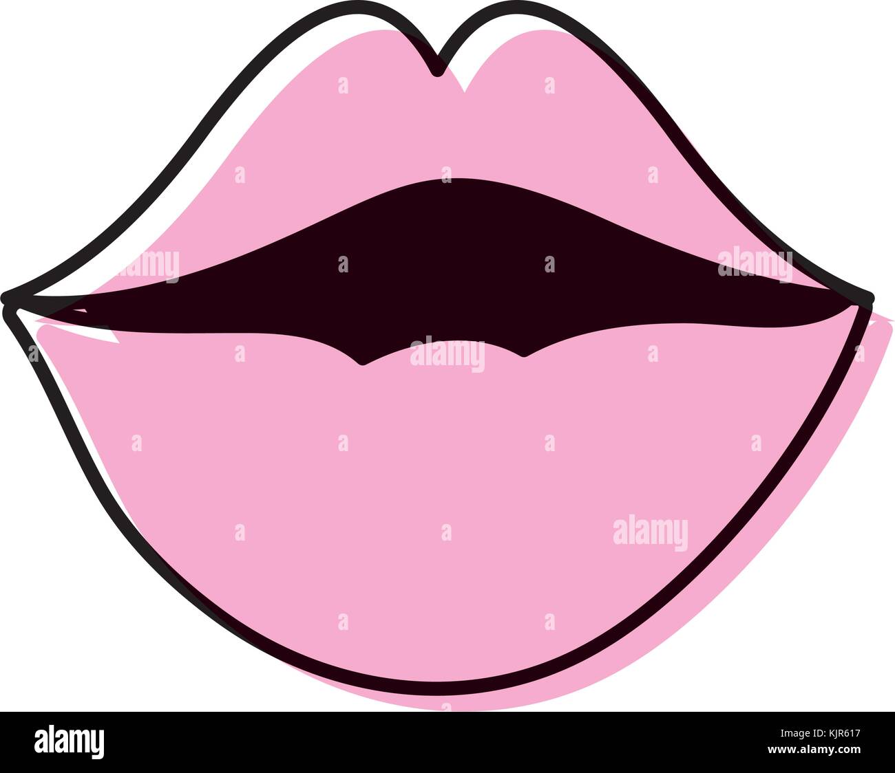Bouche design dessin animé Image Vectorielle Stock - Alamy