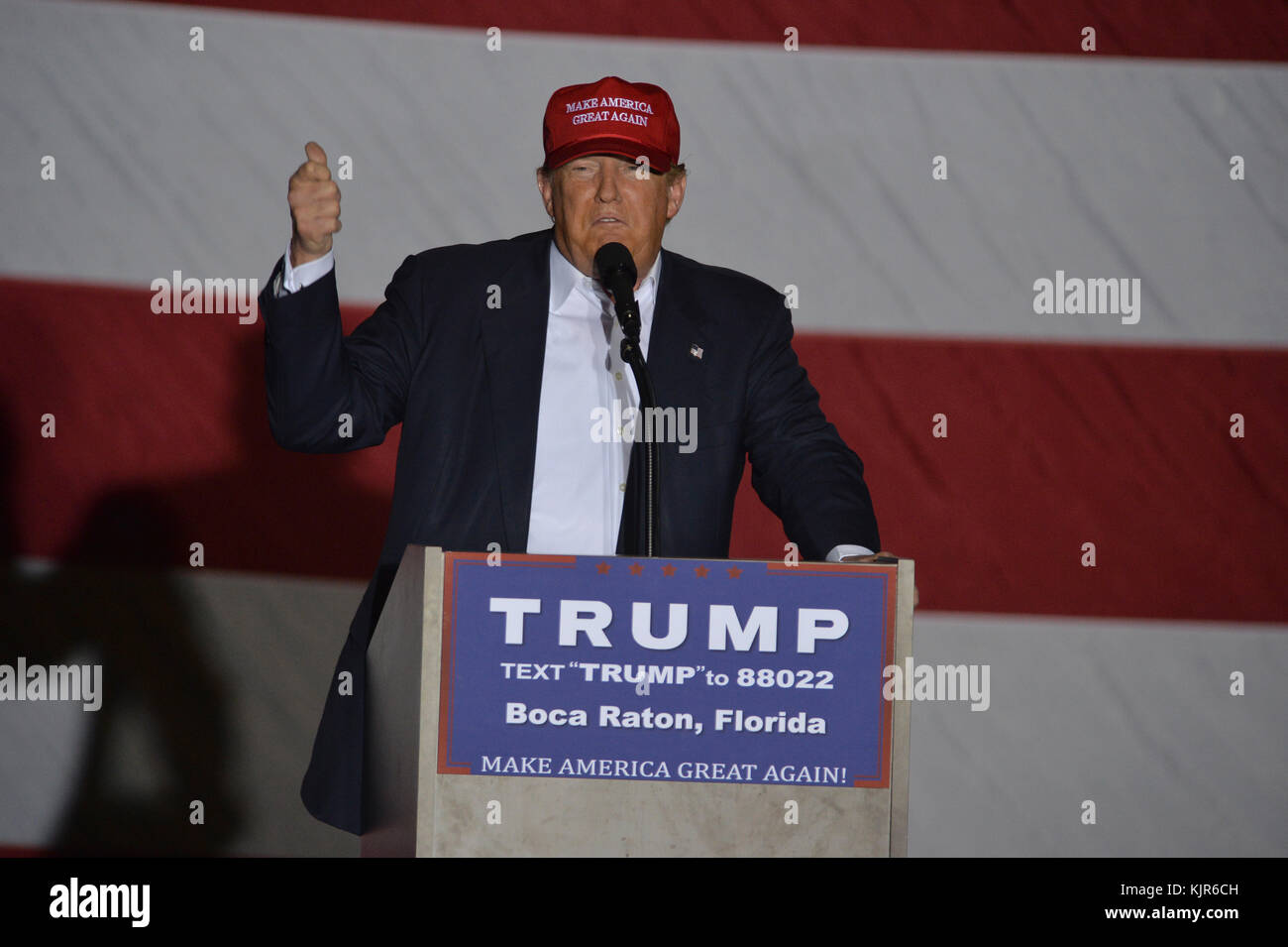 BOCA Raton, FL - 13 mars : candidat présidentiel républicain Donald ...