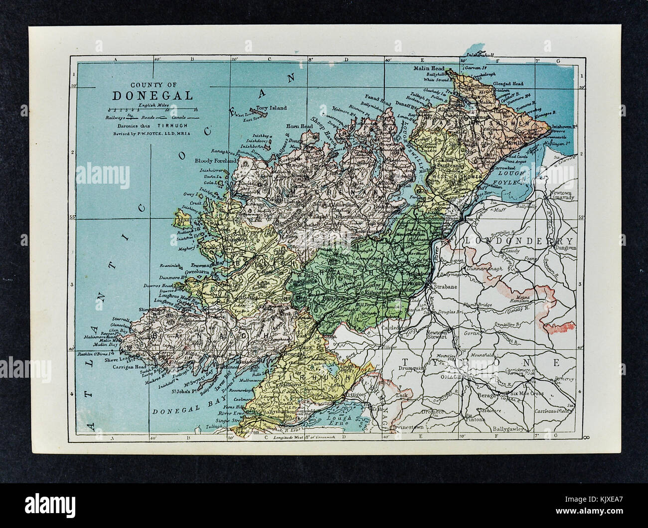 Carte de donegal Banque de photographies et d’images à haute résolution ...
