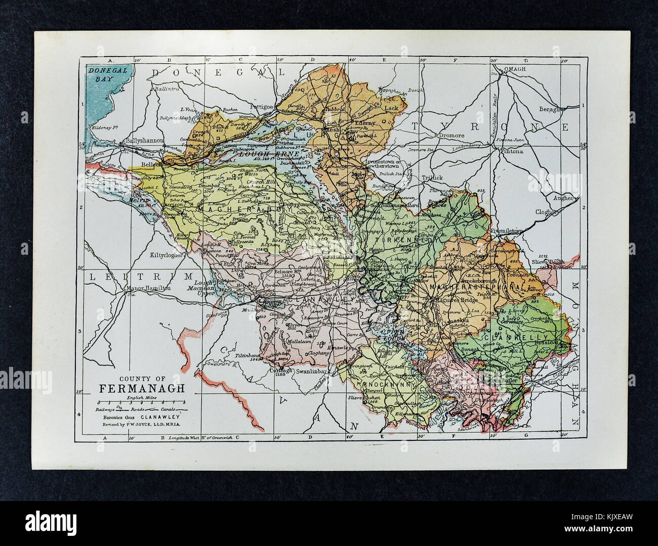 Carte d'enniskillen Banque de photographies et d’images à haute ...