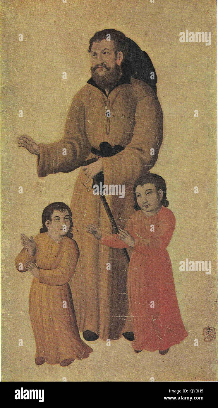 Priest and children Banque de photographies et d’images à haute ...