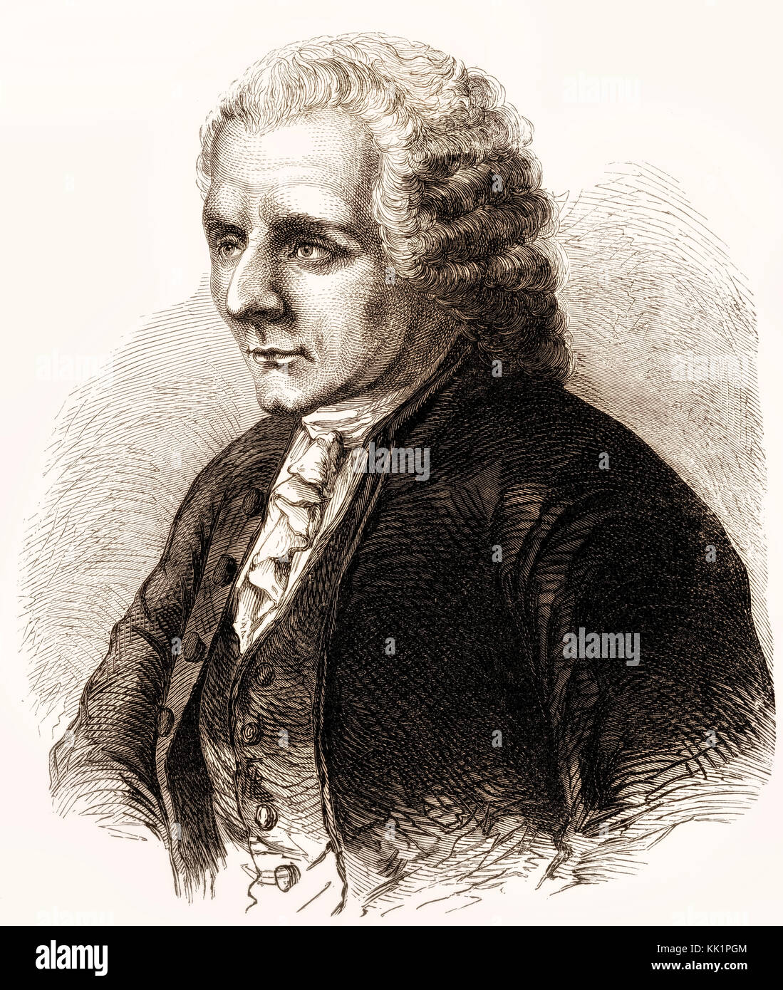 Jean jacques rousseau 1712 1778 un écrivain philosophe suisse Banque de ...