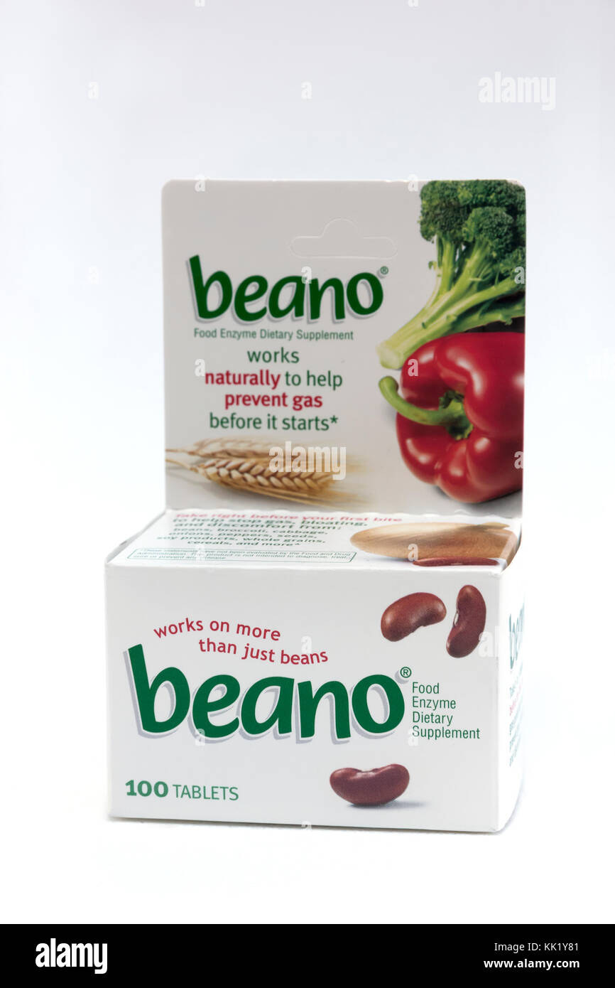 Beano tablets prévenir gaz avec enzymes naturels qui décomposent les ...