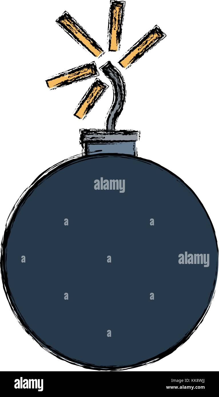 Bombe cartoon vector illustration Image Vectorielle Stock - Alamy