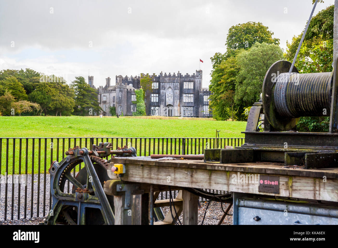 Le château de Birr au Télescope Léviathan , Irlande Photo Stock - Alamy