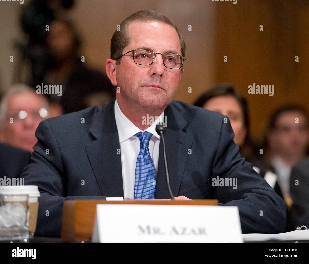 Washington, États-Unis d'Amérique. 29 novembre 2017. Alex M. Azar II ...