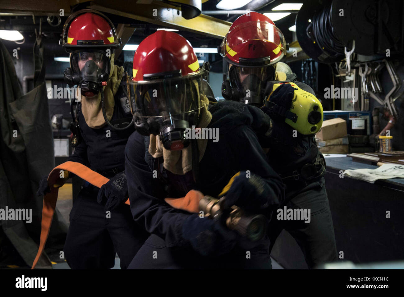 Exercice d'incendie de classe alpha Banque de photographies et d’images ...