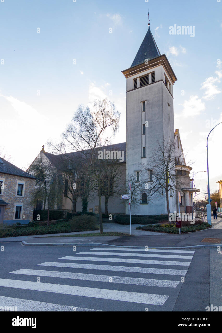 Église de merl - Luxembourg Photo Stock - Alamy