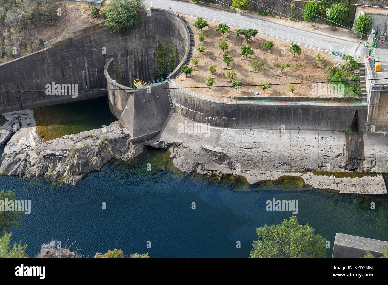 Barrage hydroélectrique de Castelo de Bode. portugal Photo Stock - Alamy