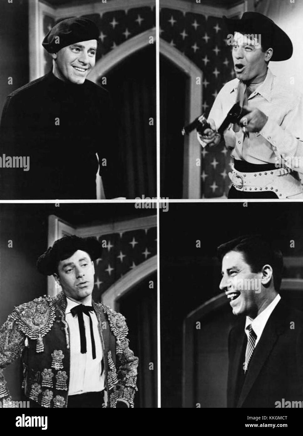 1957 jerry lewis Banque d'images noir et blanc - Alamy