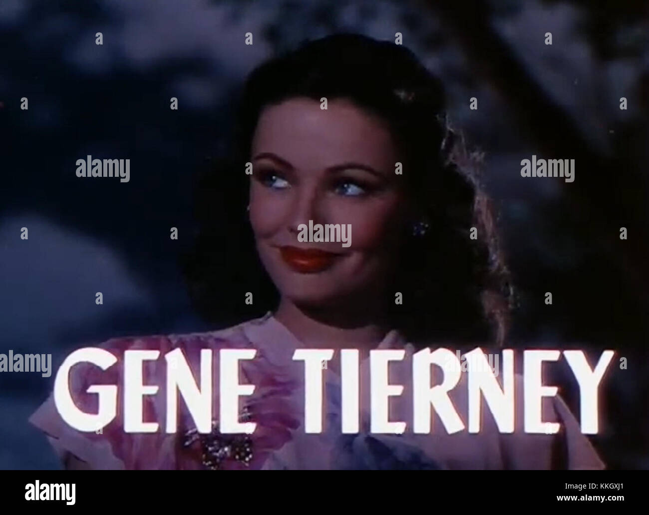 Gene tierney actress Banque de photographies et d’images à haute ...