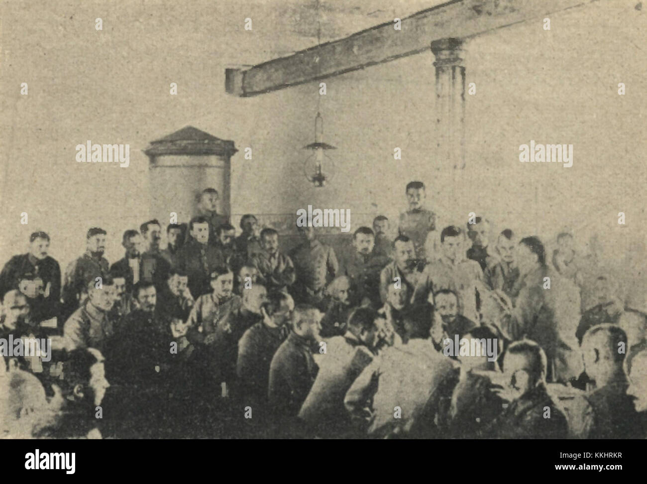 Soviet prisoners war in camp Banque de photographies et d’images à ...